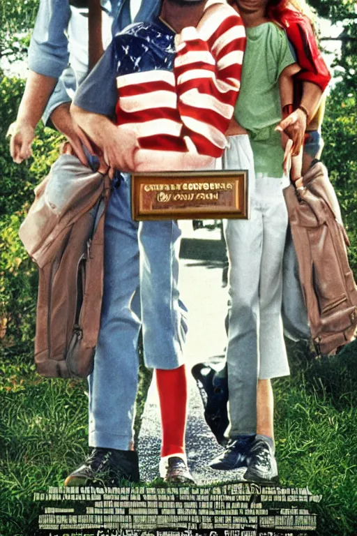 forrest gump 2 in the future, movie poster, highly | Stable Diffusion ...