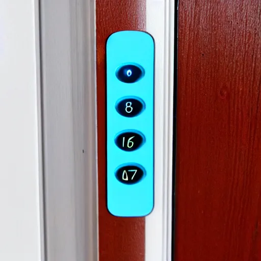 retro futuristic keypad on door | Stable Diffusion | OpenArt