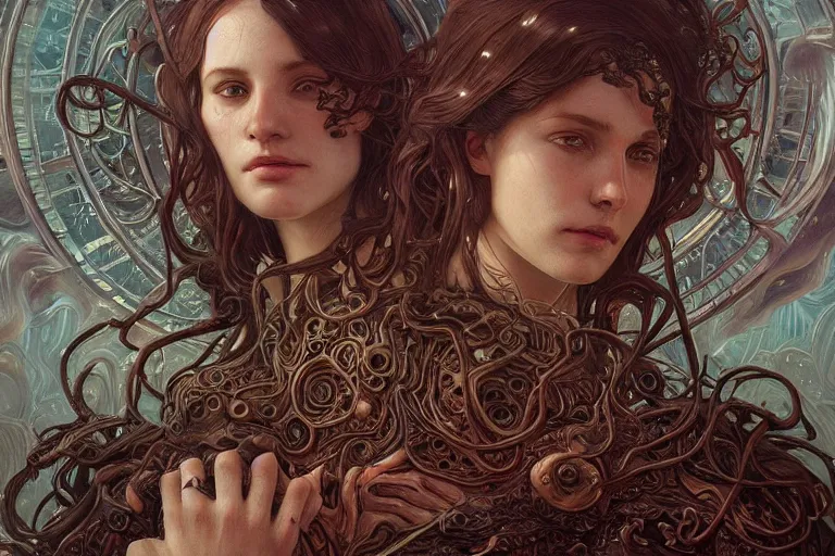 a lovecraftian portrait of cthulhu face of cosmic | Stable Diffusion ...