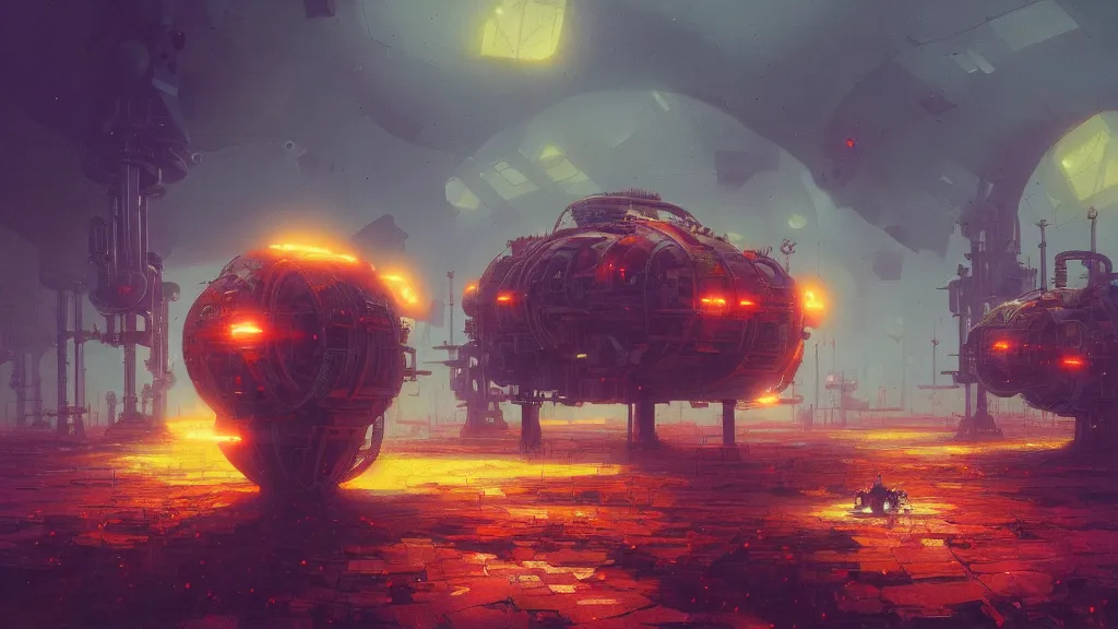 a machine conjuring!!!!!!! a picture!!!!! from noise, | Stable Diffusion