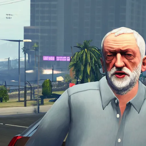 jeremy corbyn in grand theft auto 5 | Stable Diffusion | OpenArt