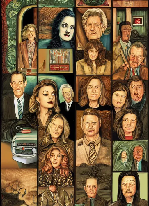 Twin Peaks artwork by Mike Koelsch | Stable Diffusion | OpenArt