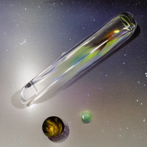 Liminal space in outer space, glass pipe | Stable Diffusion | OpenArt