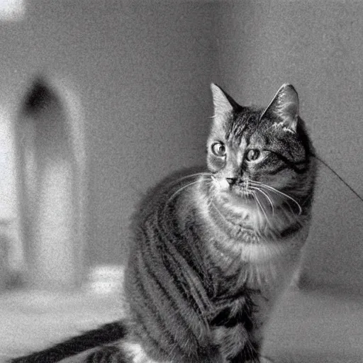 In quantum mechanics, Schrödinger's cat is a thought | Stable Diffusion ...