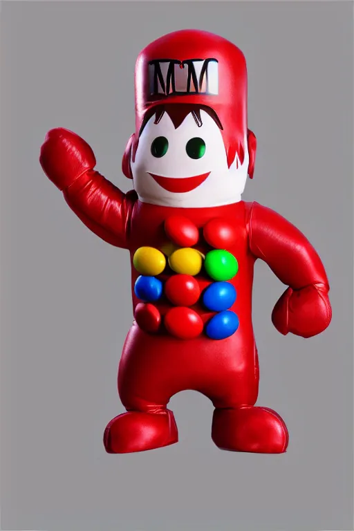red m - character, m & m mascot, m & m figure, m & m | Stable Diffusion ...