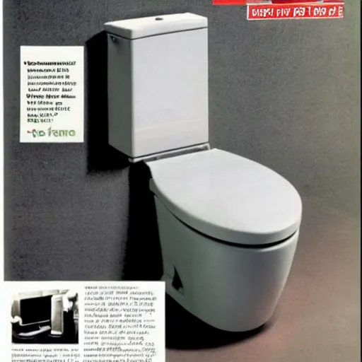 an advertisement for a used toilet, hyper realistic, | Stable Diffusion ...