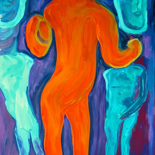 painting of human - sized peanut with arms and legs | Stable Diffusion ...