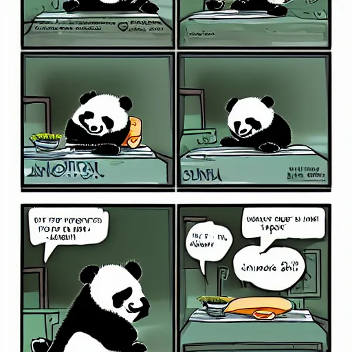 an angry panda comics | Stable Diffusion | OpenArt