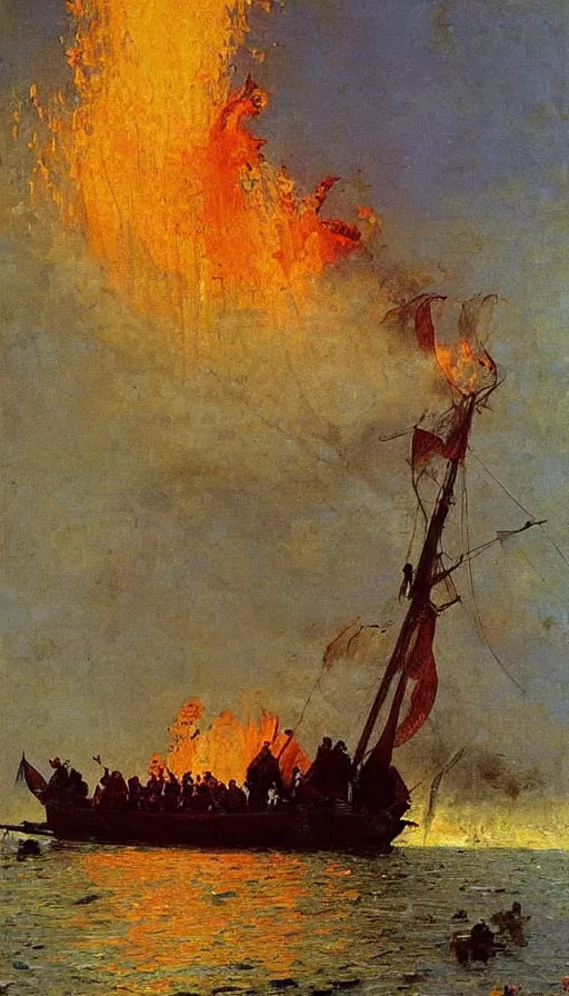 tall scene of a traditional russian belyana catches | Stable Diffusion