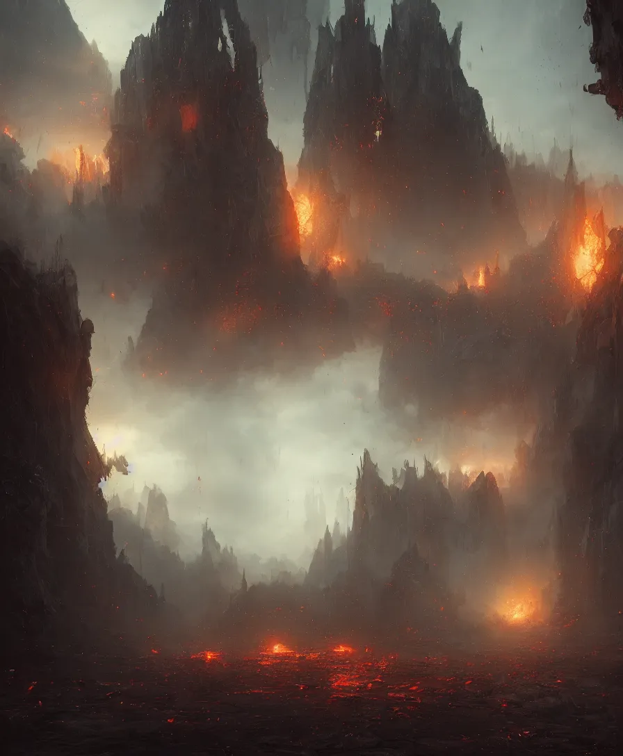 hyper realistic hell, art by greg rutkowski, | Stable Diffusion | OpenArt