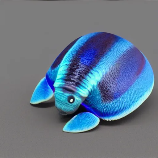 photograph of a realistic blue striped parasect | Stable Diffusion ...