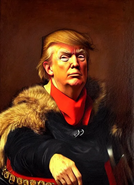 a masterwork portrait of donald trump in the style of | Stable Diffusion
