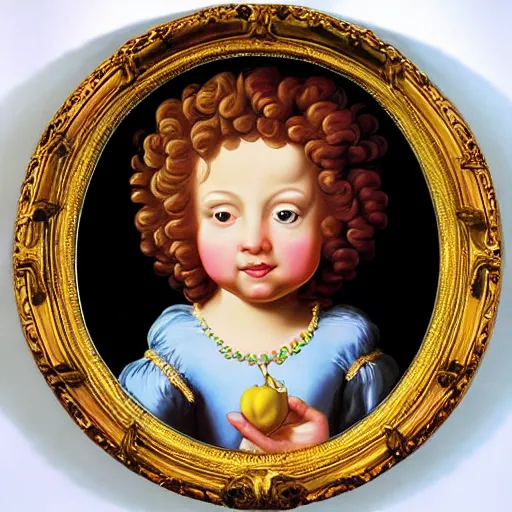 baroque Renaissance rococo painting of a round-face | Stable Diffusion ...