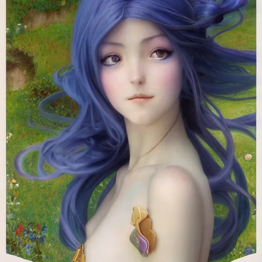 Jinx from League of Legends with blue long hair and | Stable Diffusion ...