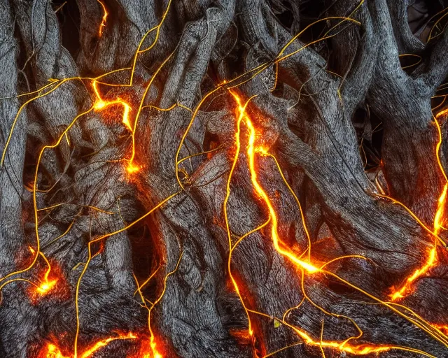 angry complex strings and cables electricity fight, | Stable Diffusion ...