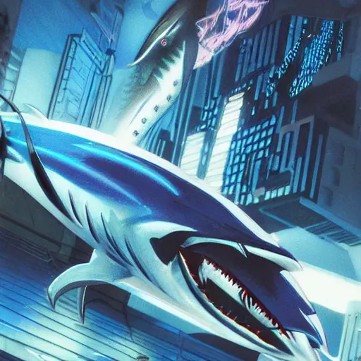 cyberpunk mako shark, hunting, | Stable Diffusion | OpenArt