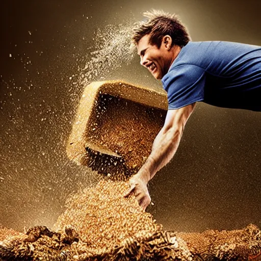uhd photorealistic man diving into a wood chipper. | Stable Diffusion ...