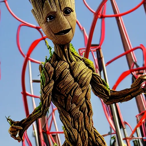 groot riding a roller coaster | Stable Diffusion | OpenArt