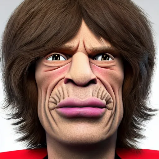 mick jagger as a pixar disney character from up 2 0 0 | Stable Diffusion