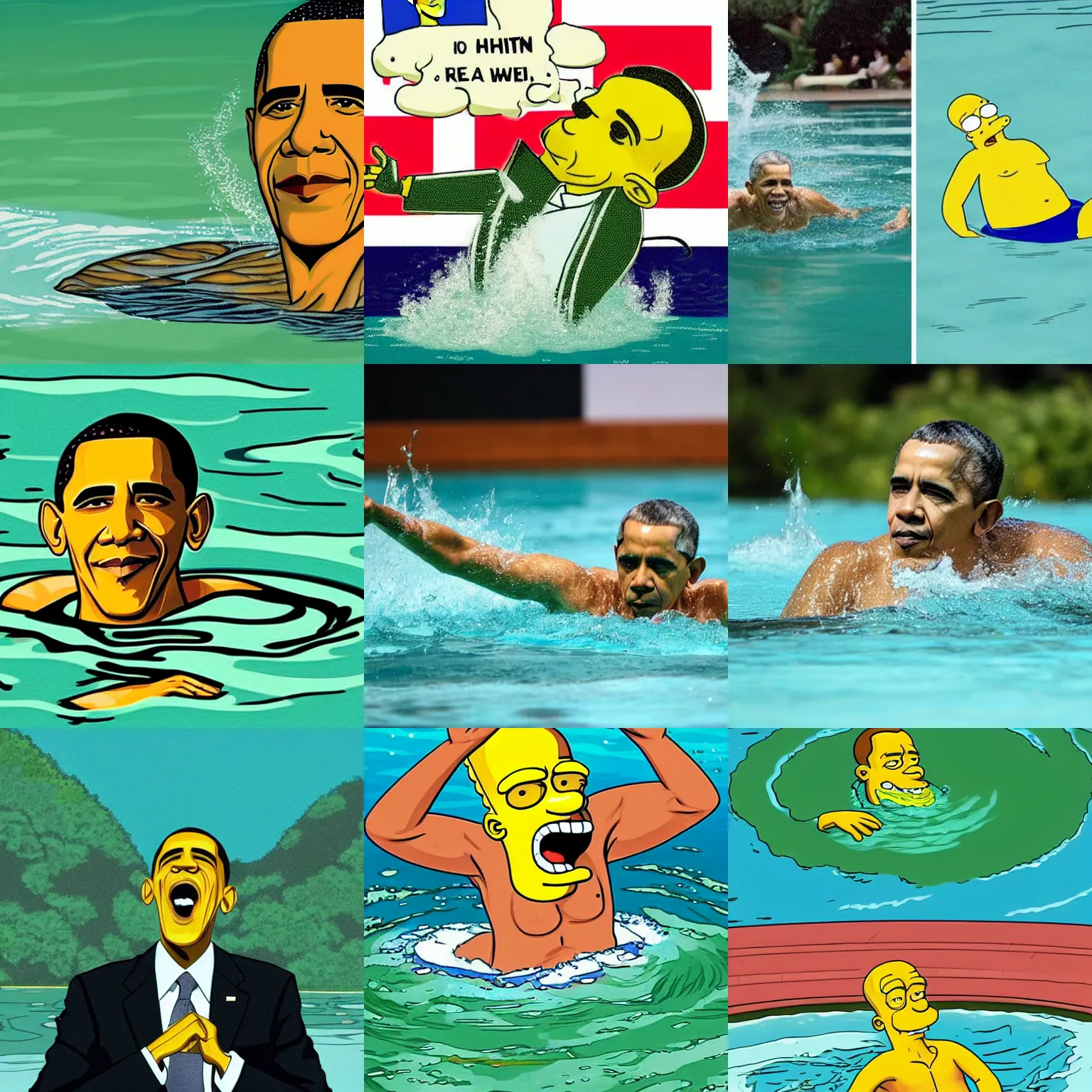 walter white swimming in pink pool gta v style | Stable Diffusion | OpenArt