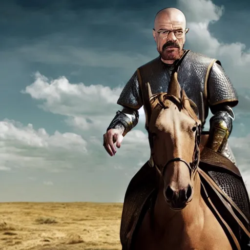walter white from breaking bad wearing medieval armor | Stable ...