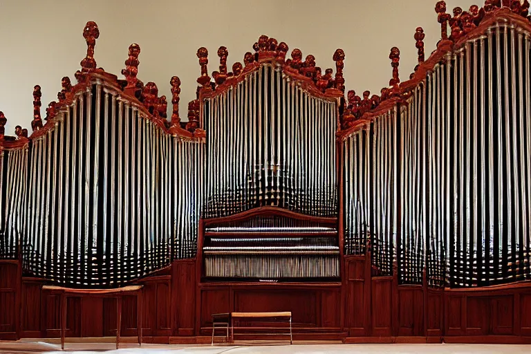 pipe organ made of blood and bones by goya and | Stable Diffusion
