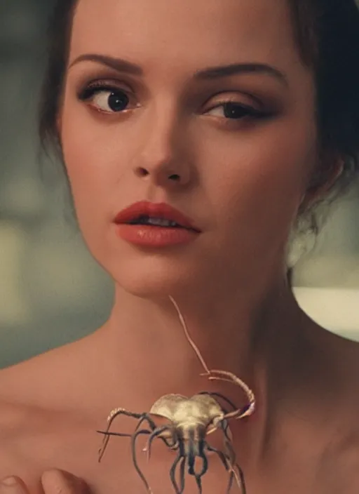 movie still of a beautiful woman with an alien | Stable Diffusion | OpenArt