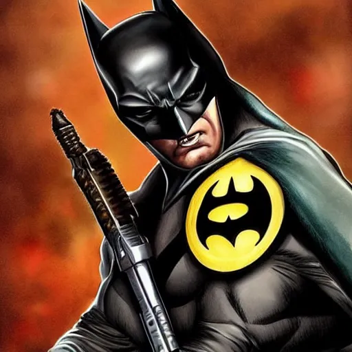 Bruce Campbell playing as batman, hyper realistic, HD, | Stable ...