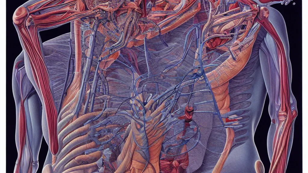 highly detailed illustration of the human anatomy by | Stable Diffusion ...