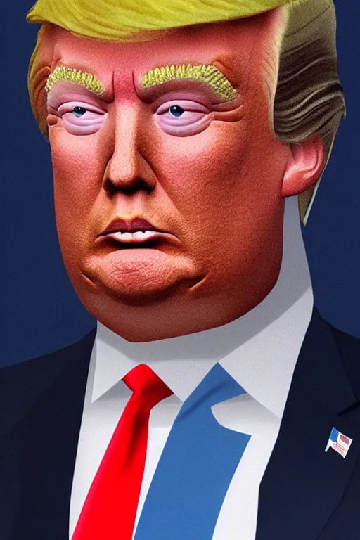 smooth donald trump, photorealistic, highly detailed, | Stable ...