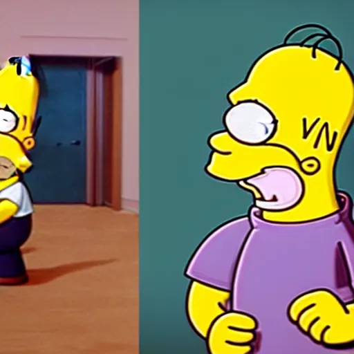 hyperrealistic homer simpson as a toddler human, award | Stable ...