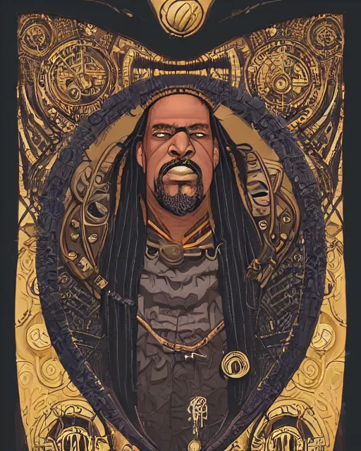 a detailed portrait illustration of a steampunk | Stable Diffusion ...