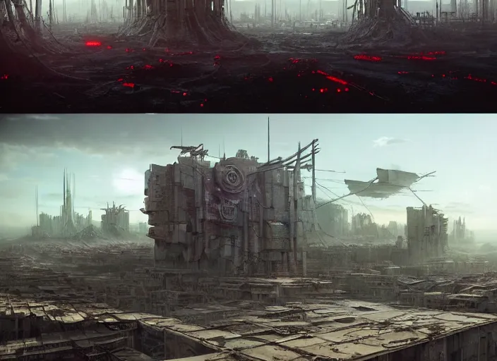 cinematic shot of the street of the futuristic Russian | Stable ...