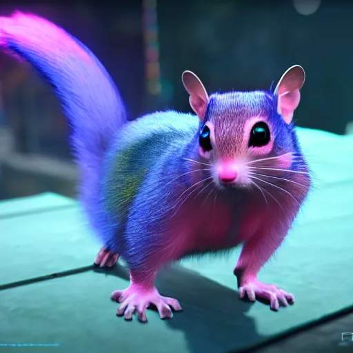 neon fluorescent, iridescent cute southern flying | Stable Diffusion ...