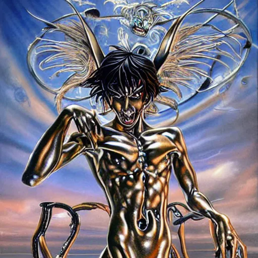 Evil Peter Pan demonic soul-stealer, surrealist | Stable Diffusion ...