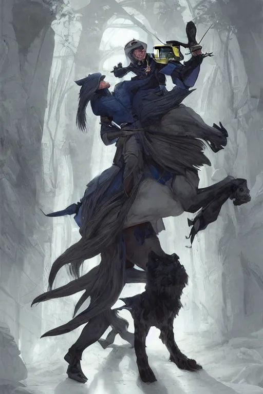 concept art of fitzchivalry and nighteyes wolf reading | Stable Diffusion