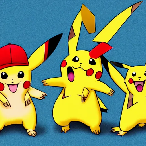 cousins of pikachu | Stable Diffusion | OpenArt