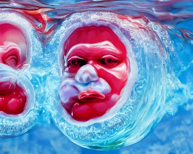 a massive jelly sculpture of a squashed funny and | Stable Diffusion ...