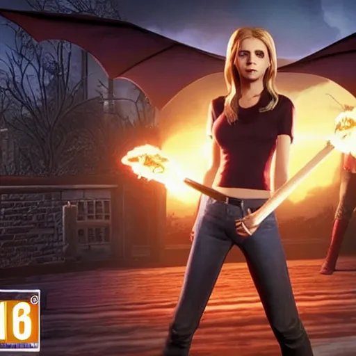 high quality screenshot of upcoming Buffy the Vampire | Stable Diffusion