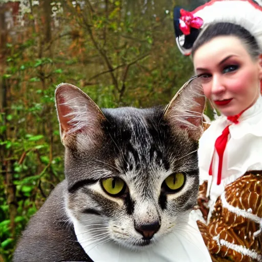 two cats in traditional polish attire | Stable Diffusion | OpenArt