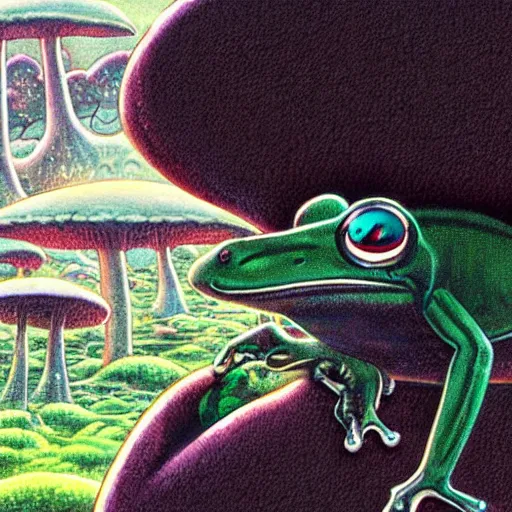 A close up portrait of a dignified psychedelic godlike | Stable ...