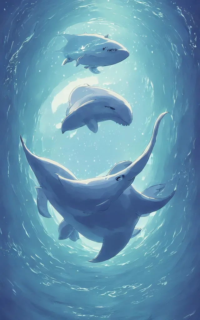 Vertical whale, highly symmetrical, bubble, by Studio | Stable ...