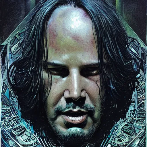 extremely fat keanu reeves at an office birthday | Stable Diffusion ...