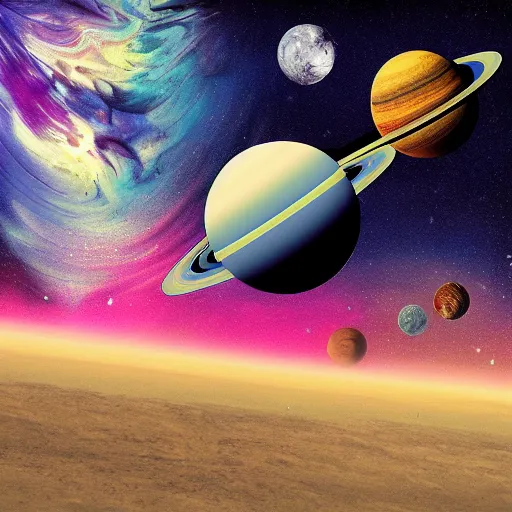 Liminal space in outer space, album cover art | Stable Diffusion | OpenArt