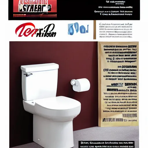 an advertisement for a used toilet, hyper realistic, | Stable Diffusion ...