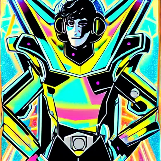 holographic Voltron in space; acid trip | Stable Diffusion | OpenArt