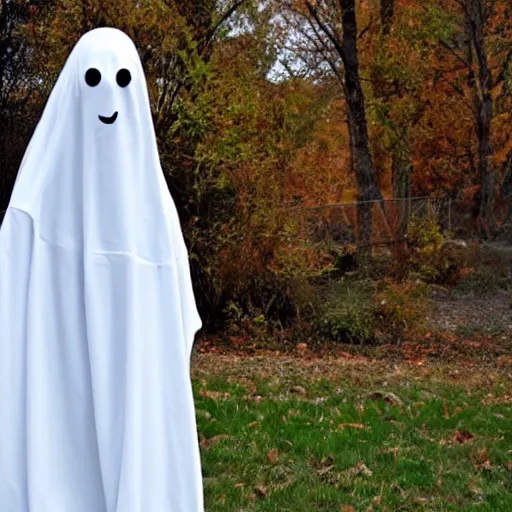 man dressed as ghost scared by real ghost | Stable Diffusion | OpenArt