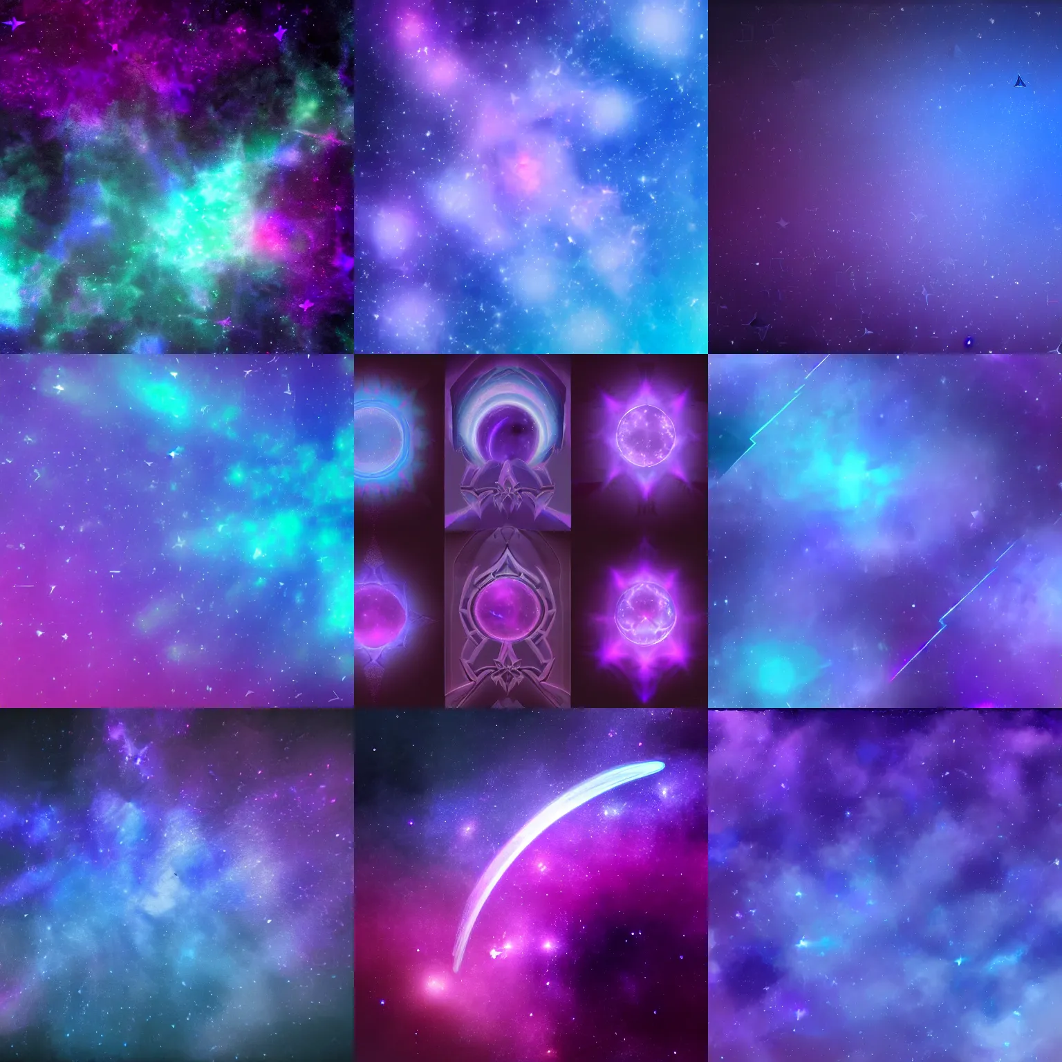 astral background stars, blue to purple gradient. | Stable Diffusion ...