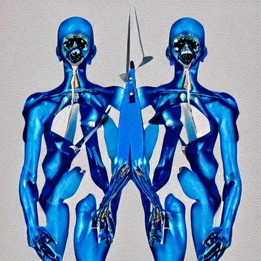 x-chromosome pair of steel scissors joined in the | Stable Diffusion | OpenArt