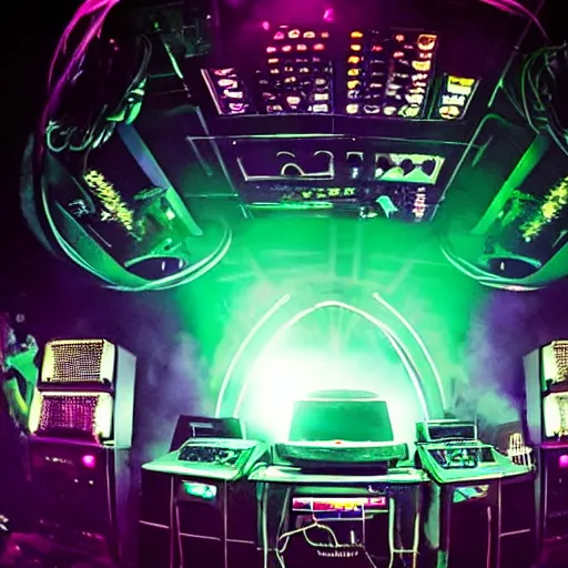 all of the best dubstep producers at an underground | Stable Diffusion ...